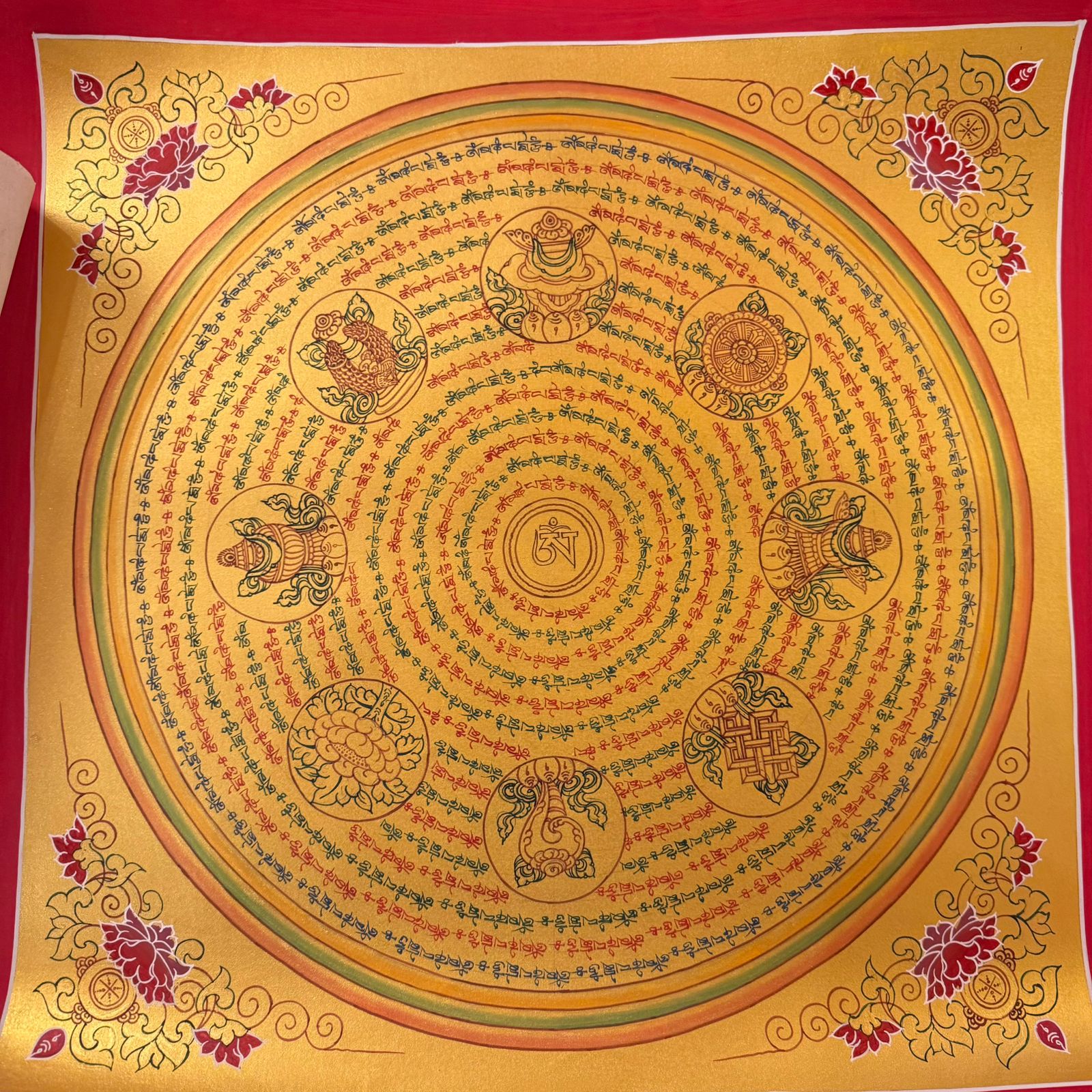 MMLT01- Mantra Mandala, The Sacred Circle of Enlightenment – Artofnepal